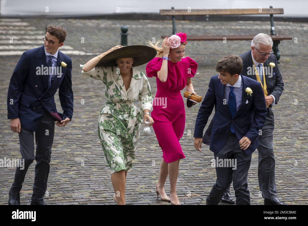 Prince Nicolas, Princess Claire of Belgium, Princess Louise, Prince ...