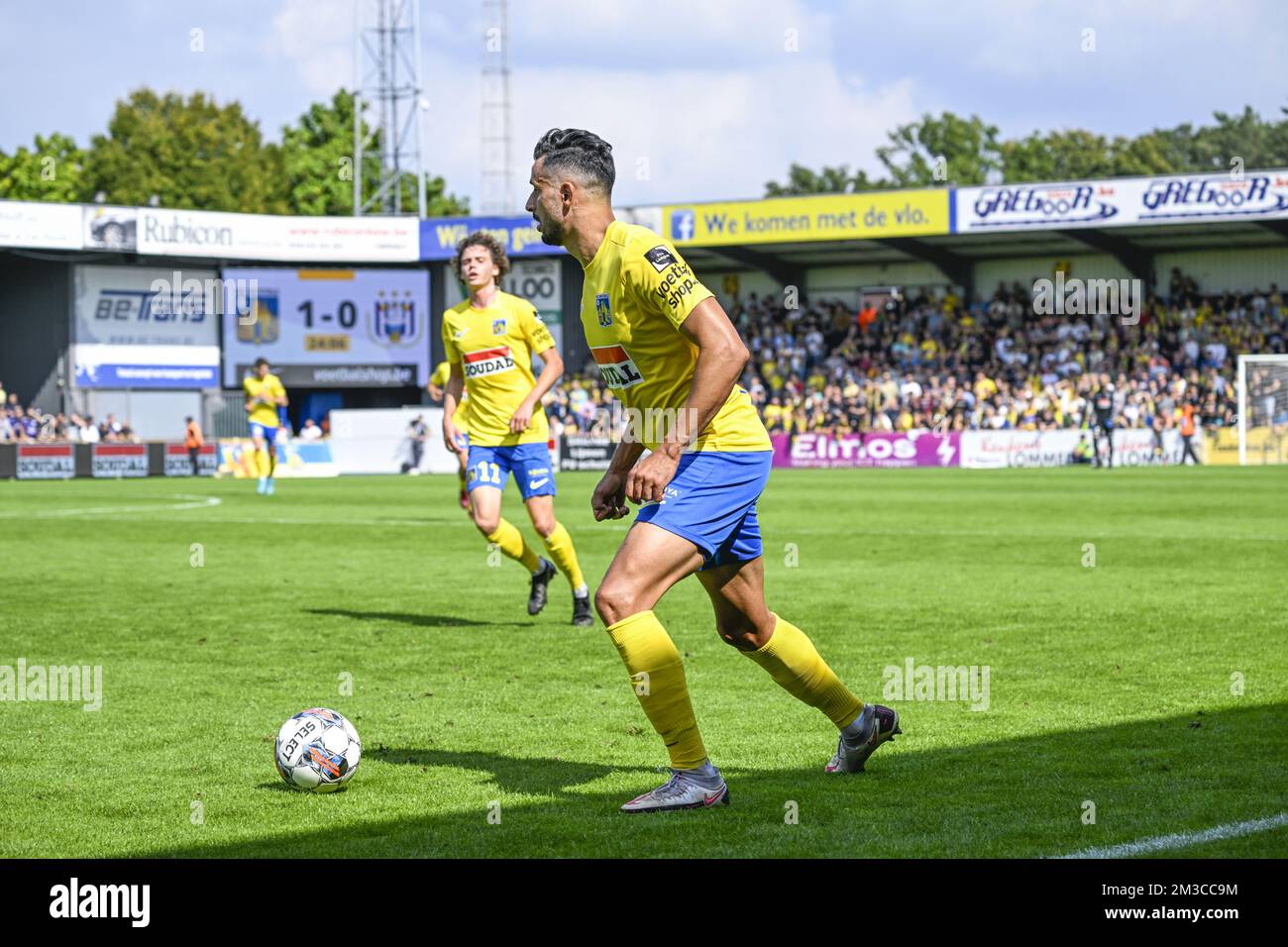 Westerlo's Nacer Chadli pictured in action during a soccer match ...