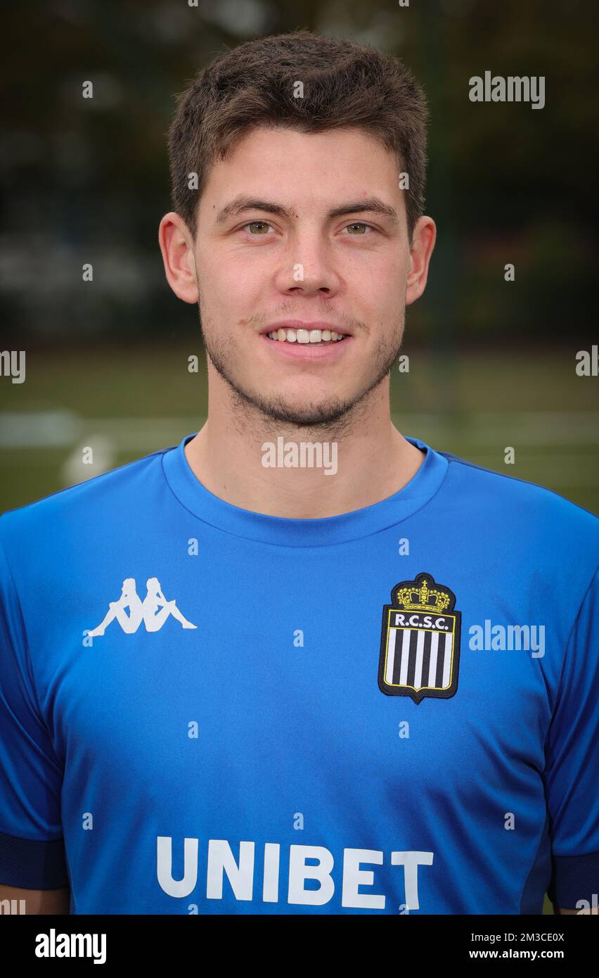 Charleroi's physiotherpaits Martin Suray poses for a team picture, at ...