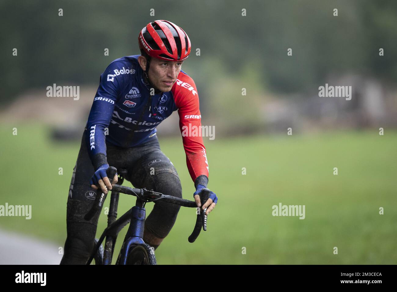 Belgian Yentl Bekaert pictured in action during the team presentation ...