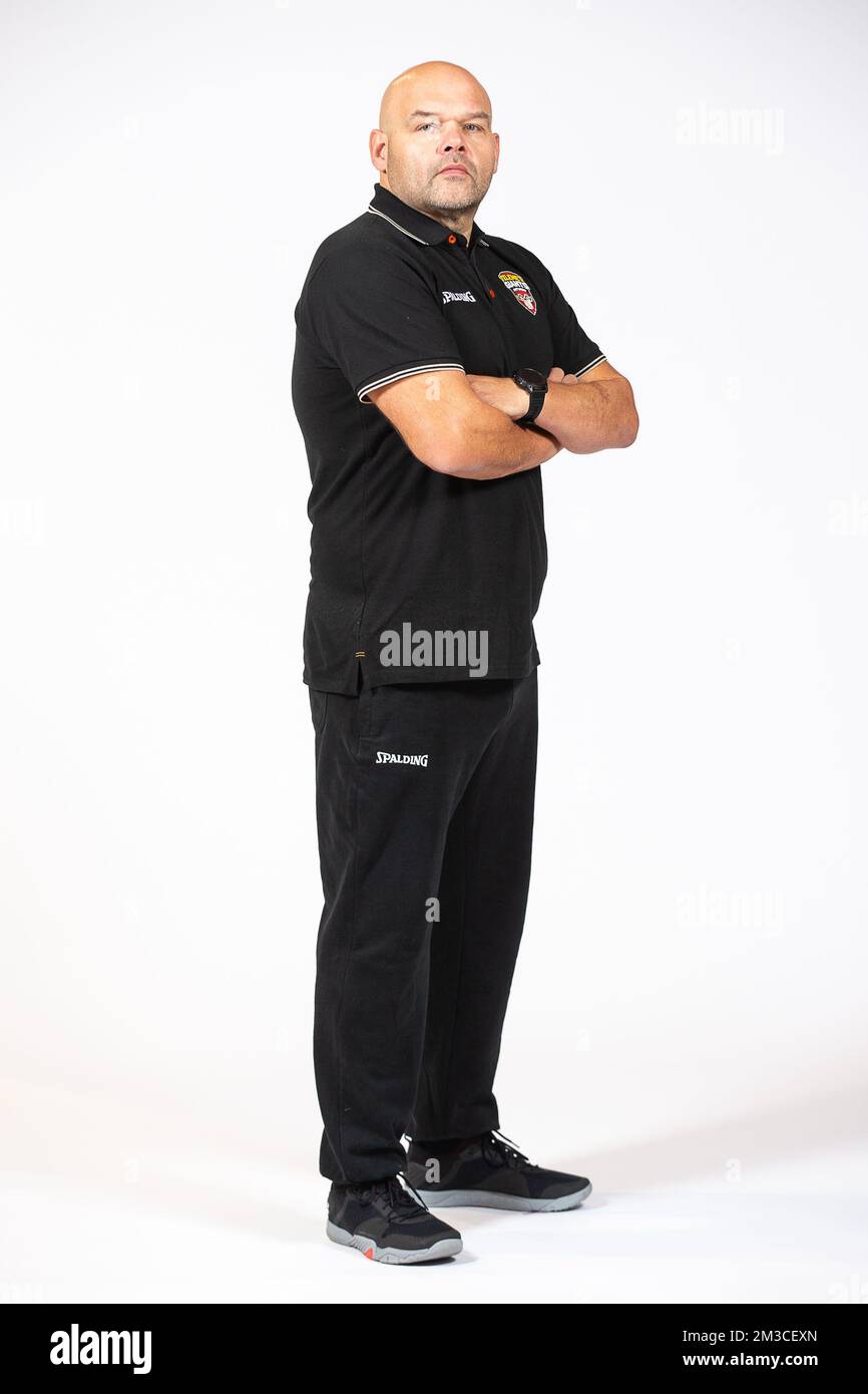 General Manager Eddy Faus poses at a photoshoot of Belgian Basketball ...