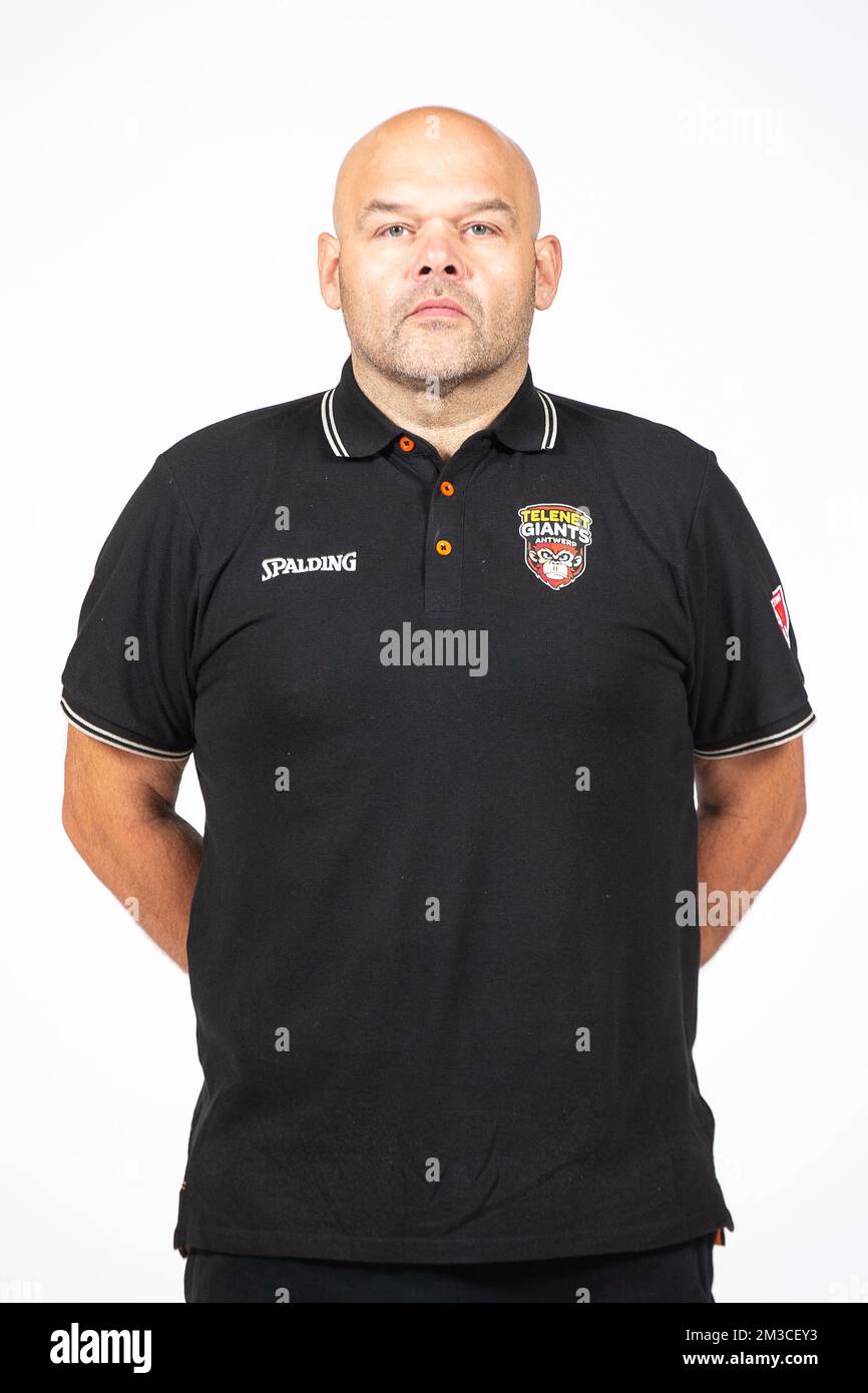 General Manager Eddy Faus poses at a photoshoot of Belgian Basketball ...