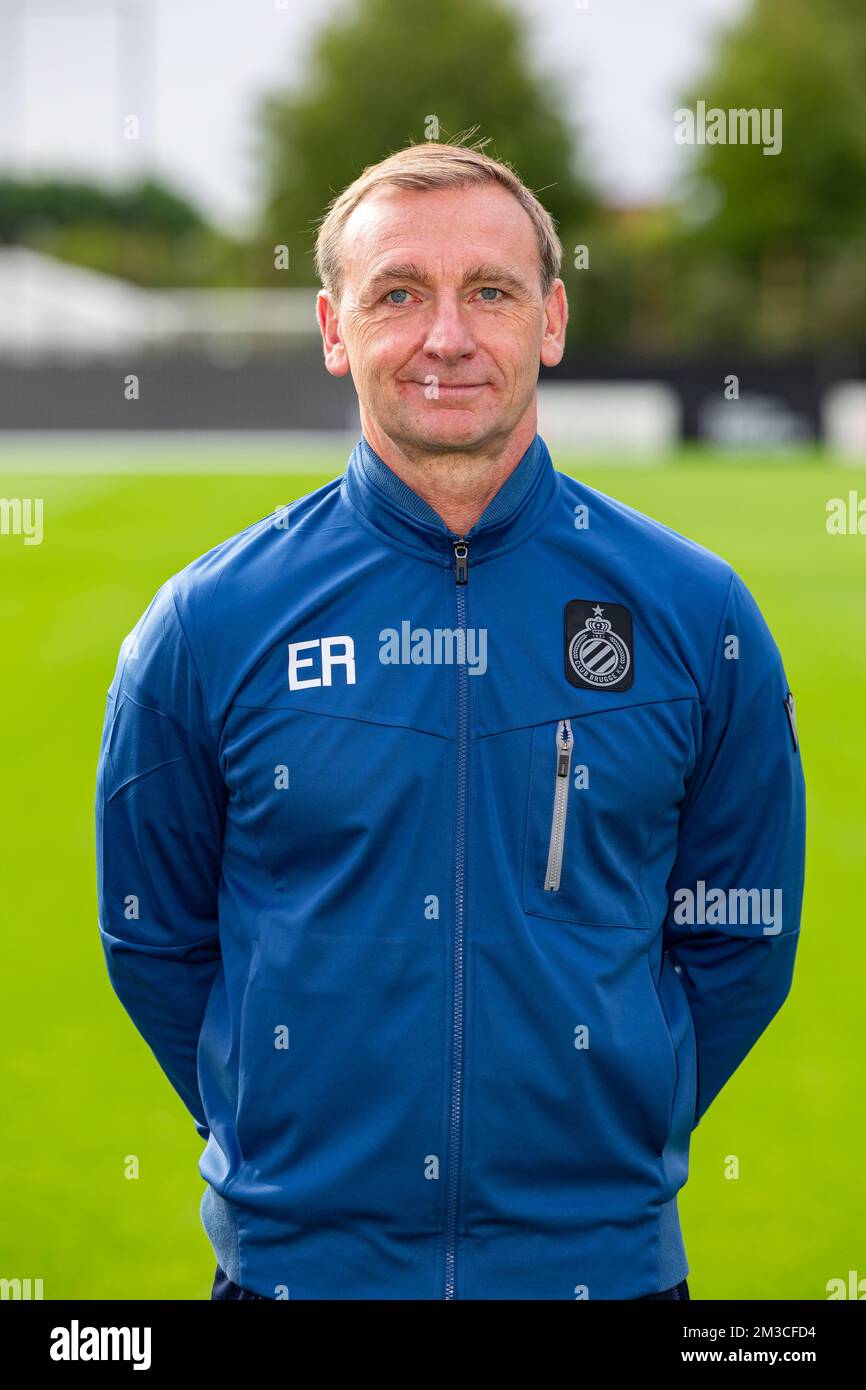 Club's physical coach Eddie Rob poses for the photographer during the ...