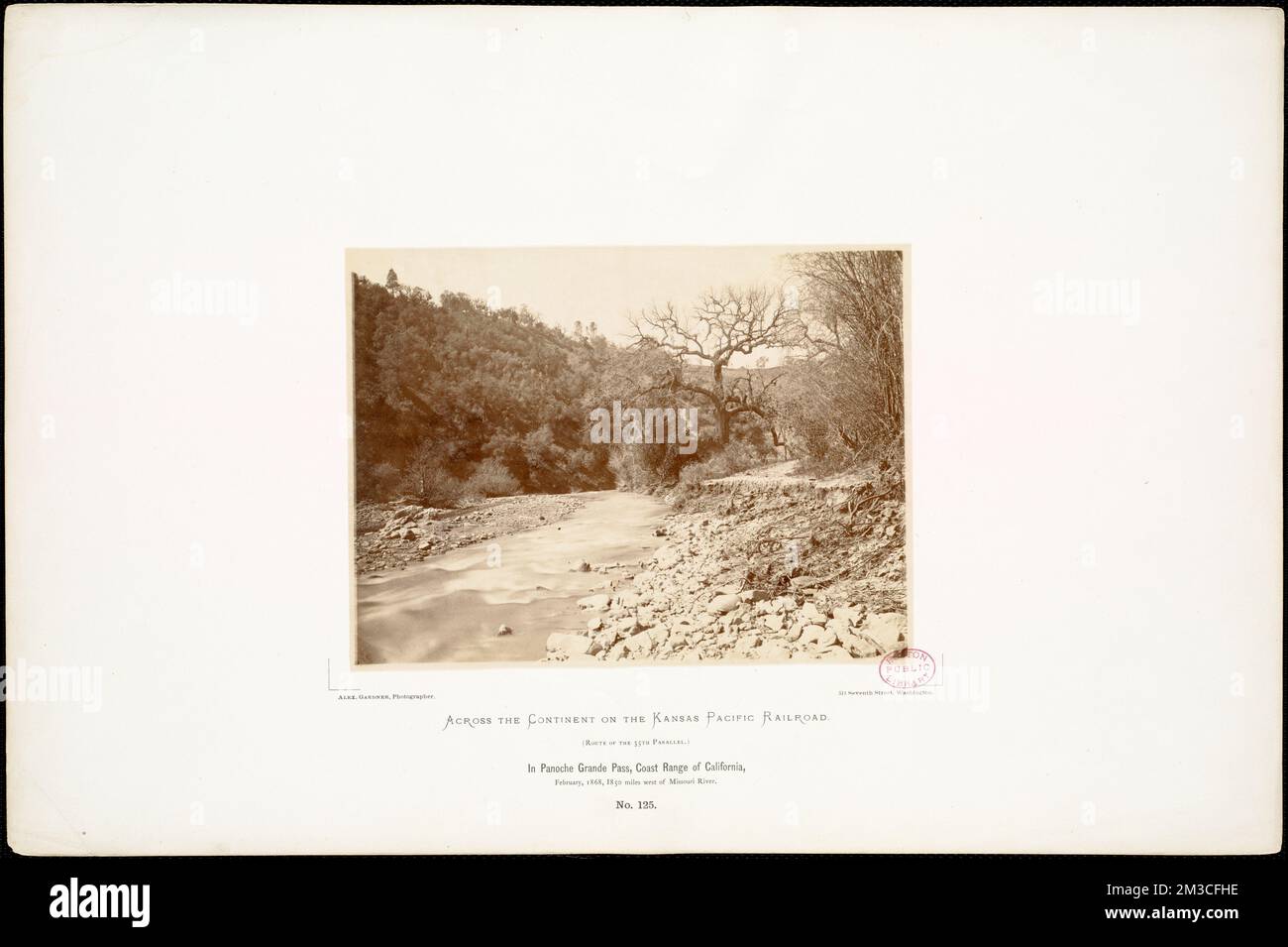 In Panoche Grande Pass, Coast Range of California, February, 1868, 1,850 miles west of Missouri ...