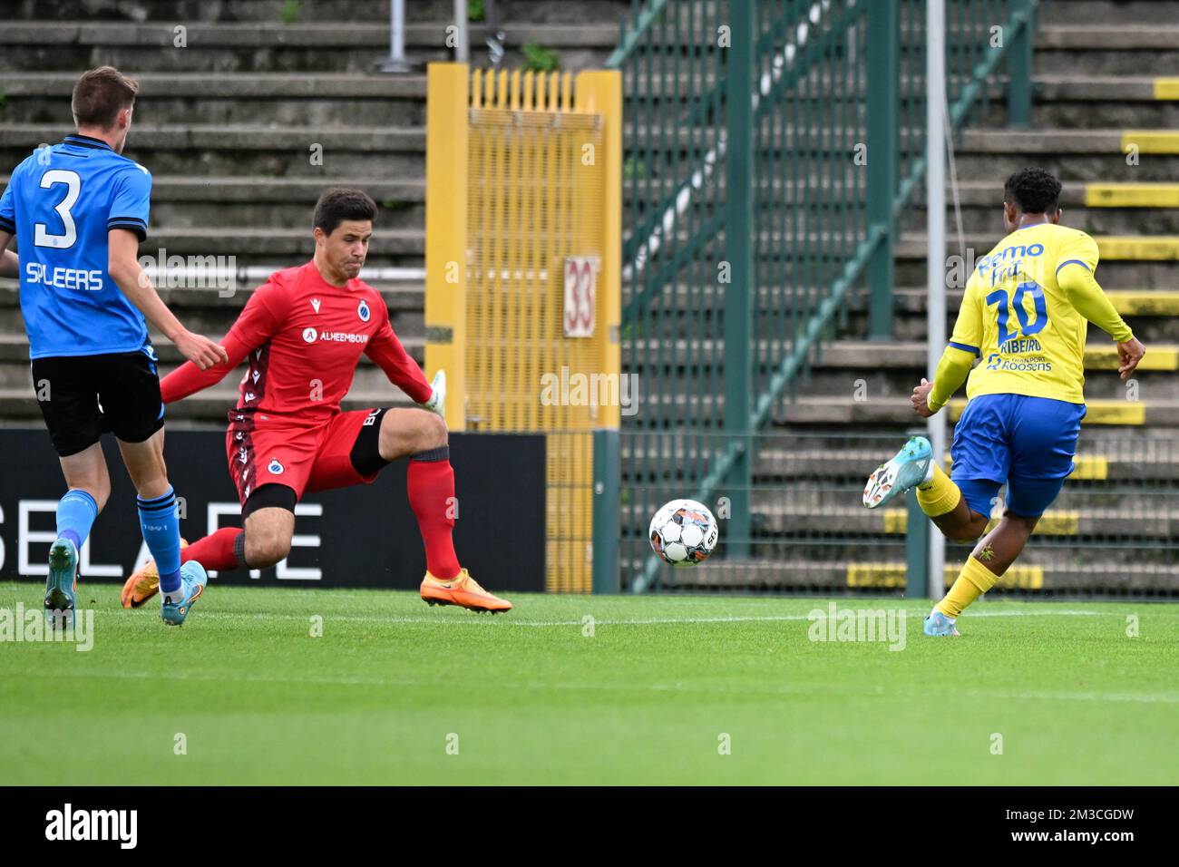 Beveren's Lucas Ribeiro Costa pictured in action during a soccer match ...