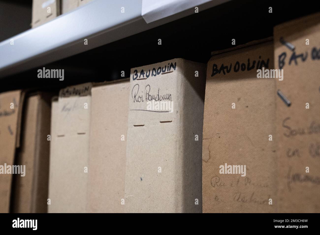 Illustration picture shows Belga Archives at the State Archives ...