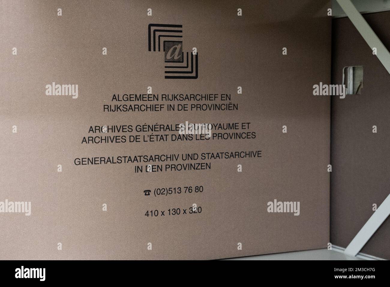 Illustration picture shows the State Archives/Algemeen Rijksarchief ...