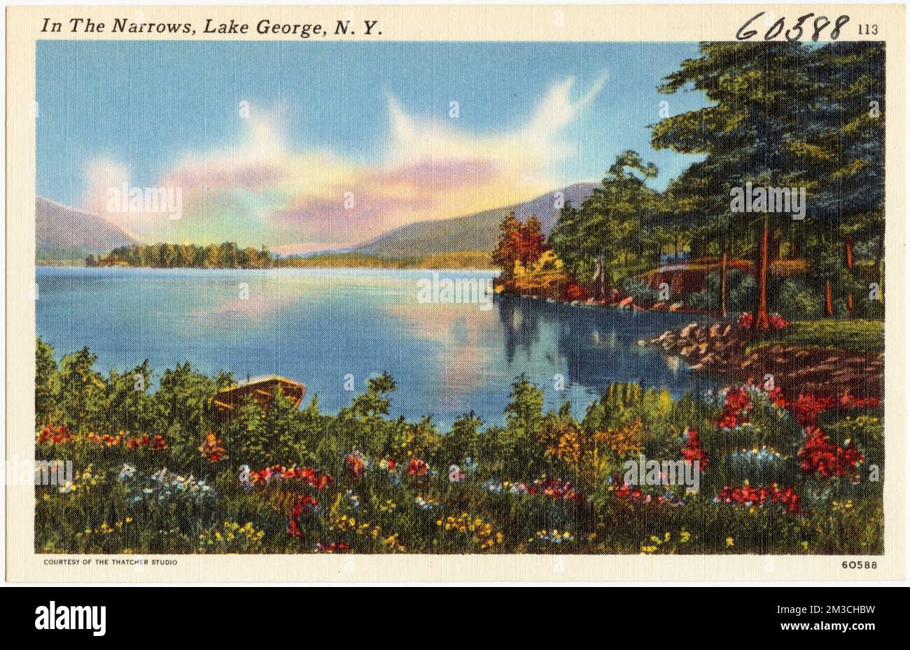 In the Narrows, Lake George, N. Y. , Lakes & ponds, Tichnor Brothers ...