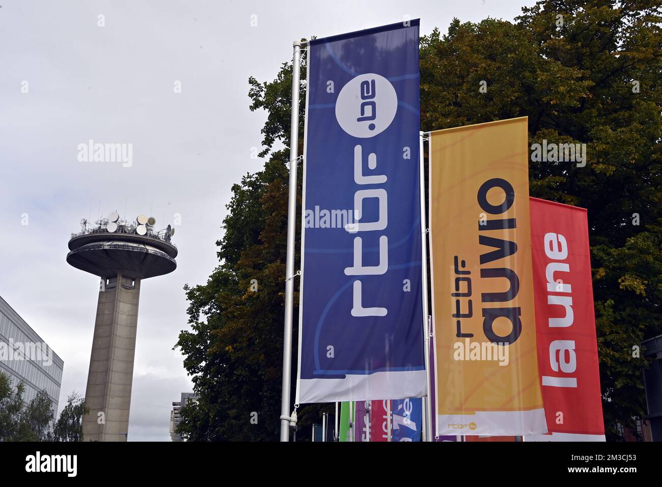 Illustration picture shows the headquarter of French speaking public ...