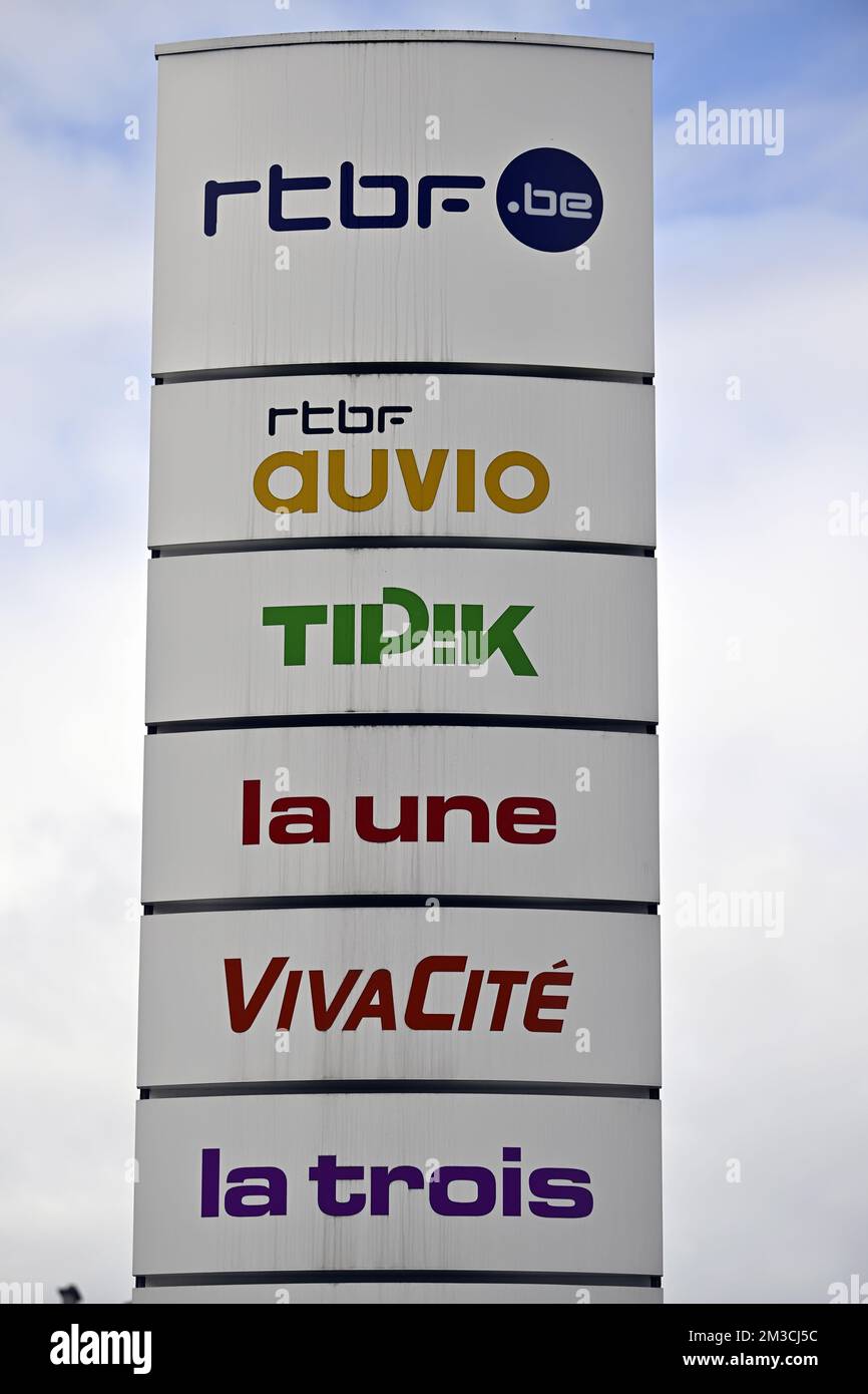 Illustration picture shows the headquarter of French speaking public ...