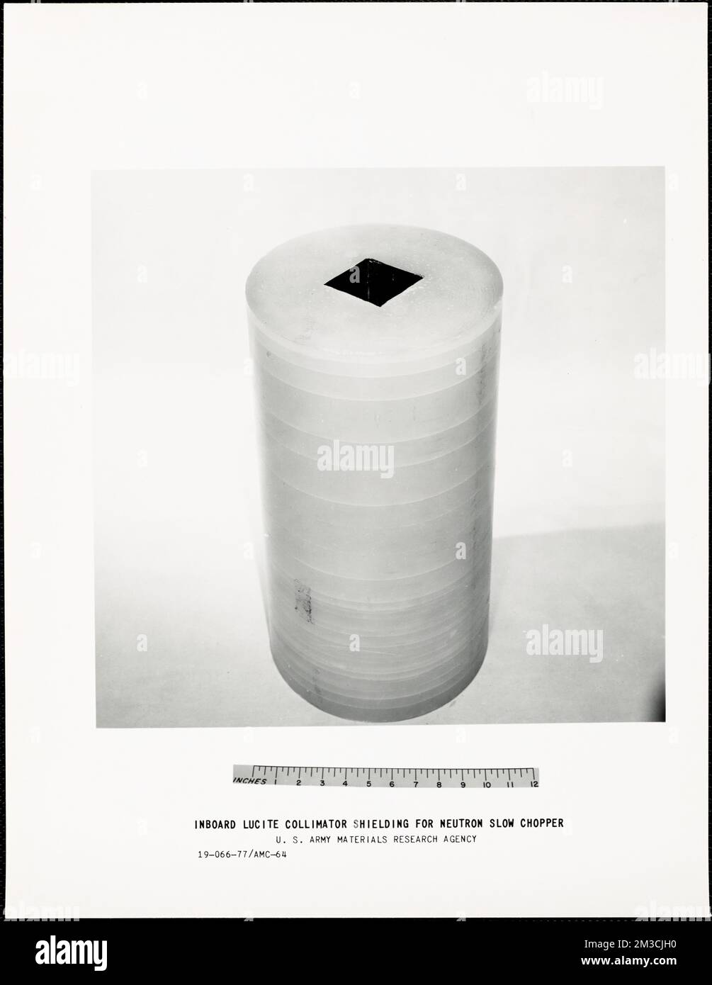Inboard lucite collimator shielding for neutron slow chopper , Armories ...