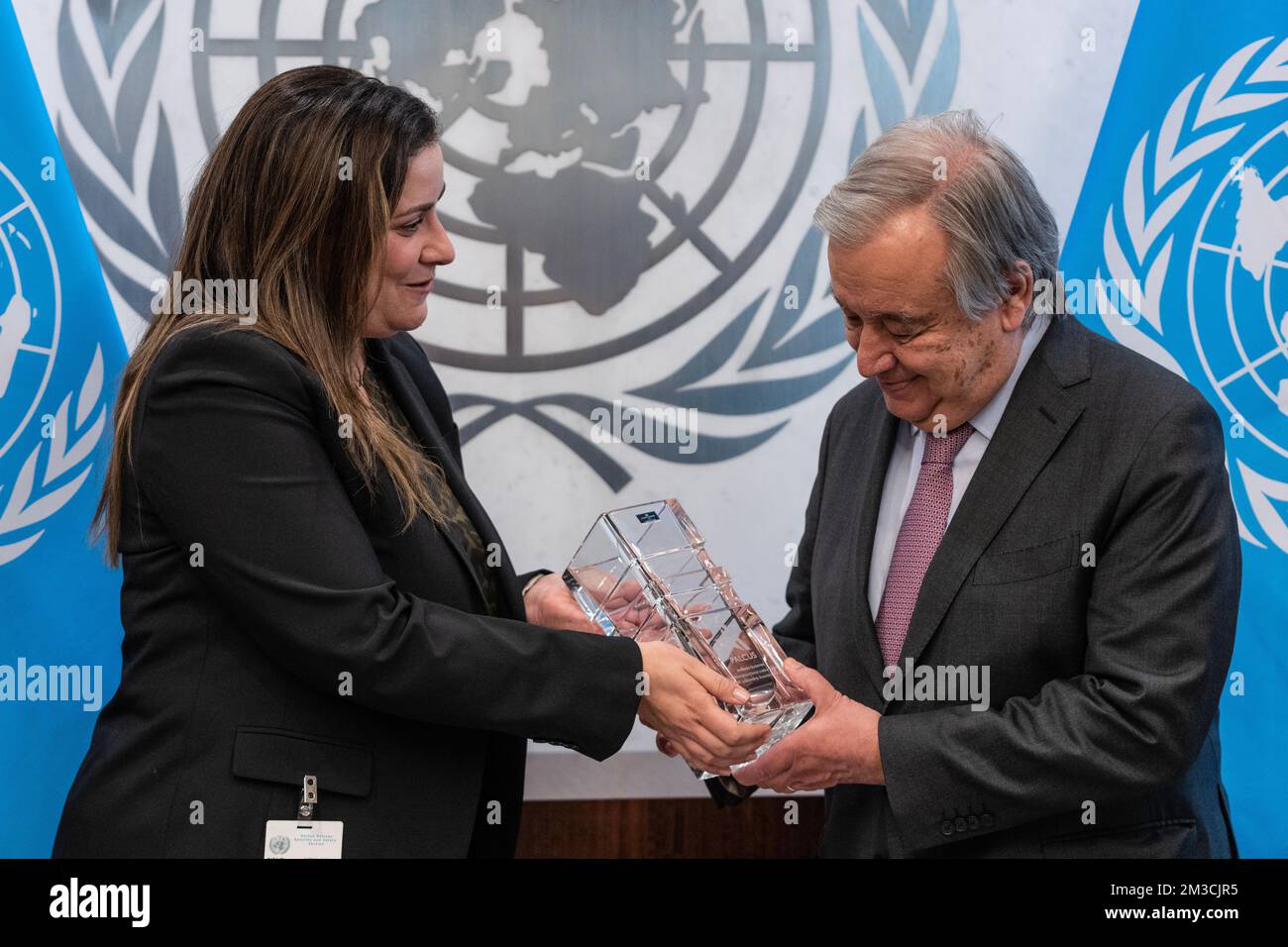 Secretary-General Antonio Guterres received PALCUS Humanitarian ...