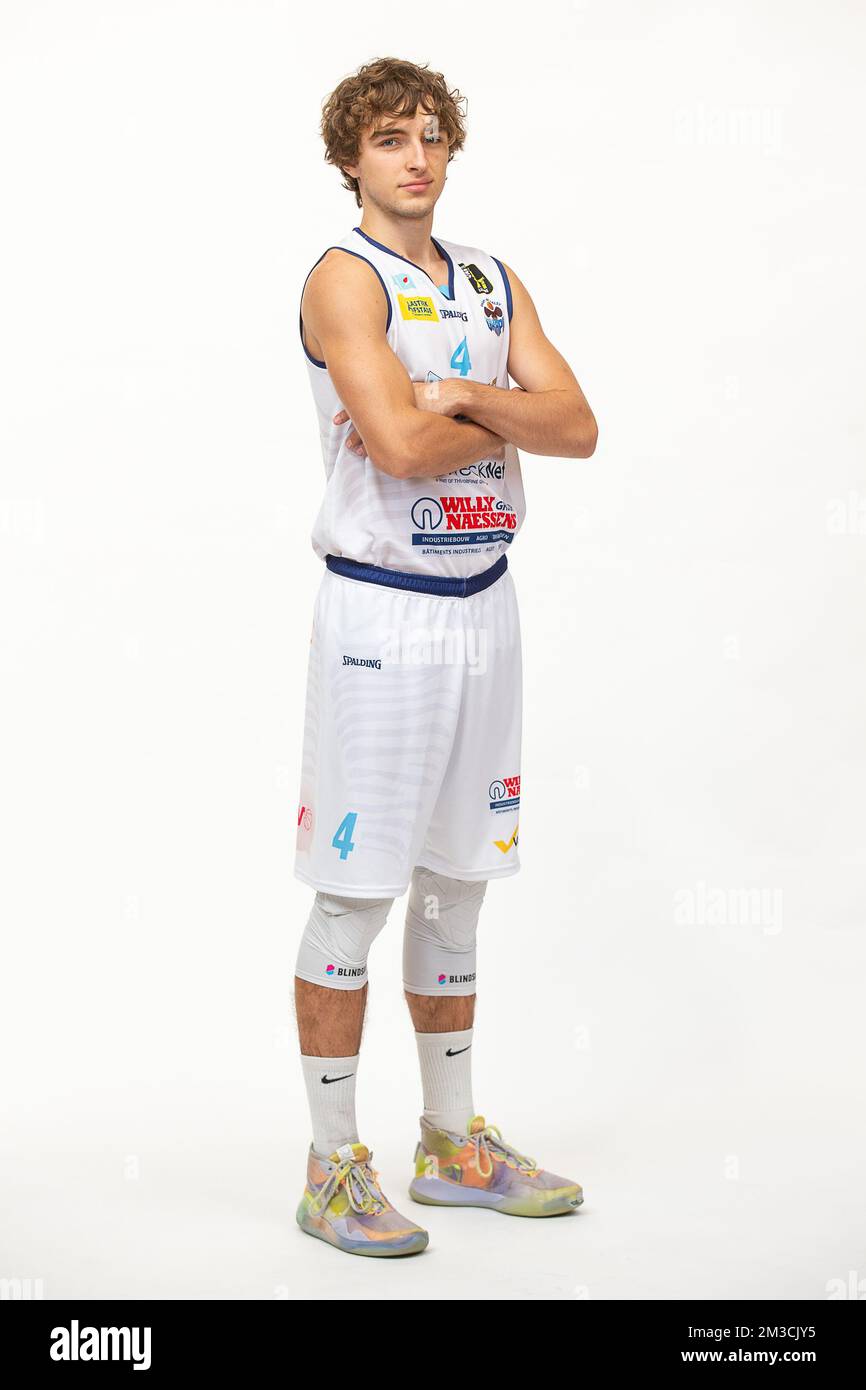 Aalstar's Mattia Nedovic poses at a photoshoot of Belgian Basketball ...