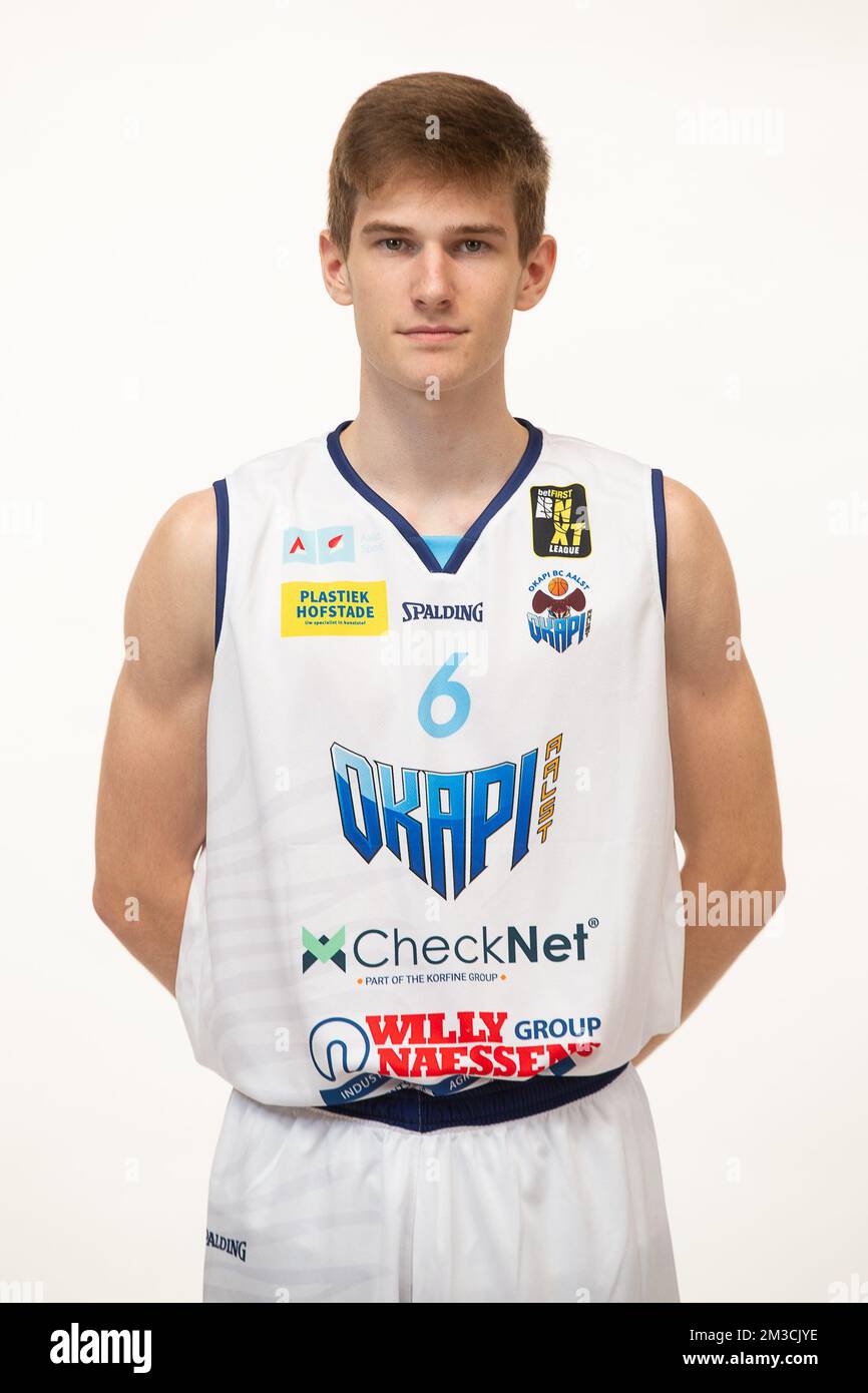 Aalstar's Glenn Temmerman poses at a photoshoot of Belgian Basketball ...