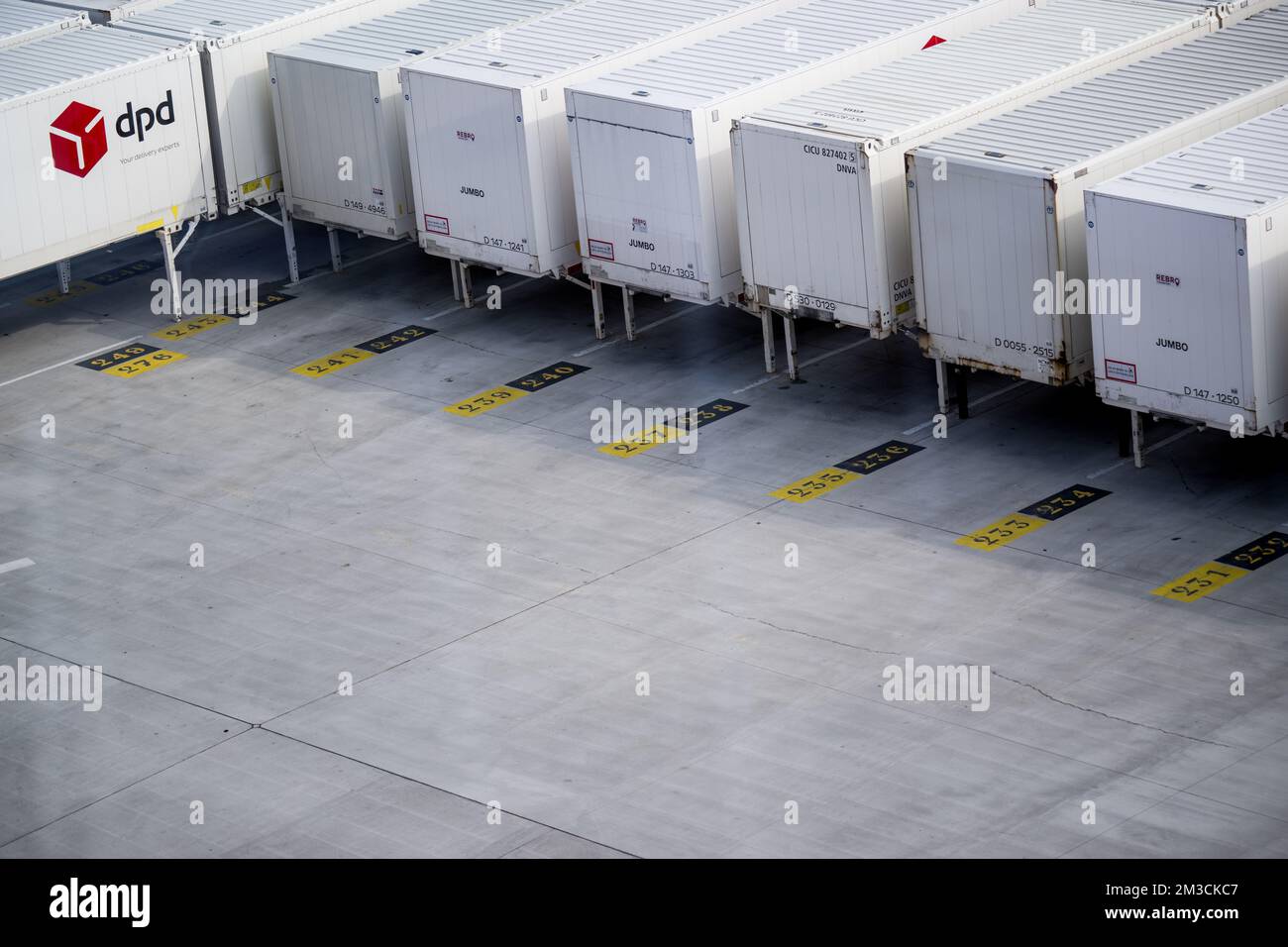 Illustration picture taken during the opening of the new hub of the ...