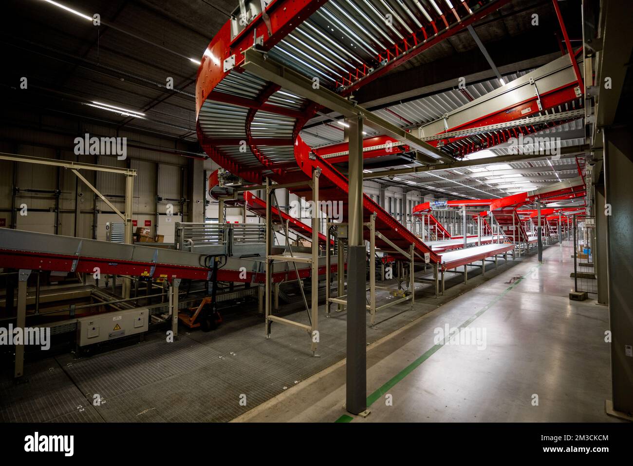 Illustration picture taken during the opening of the new hub of the ...