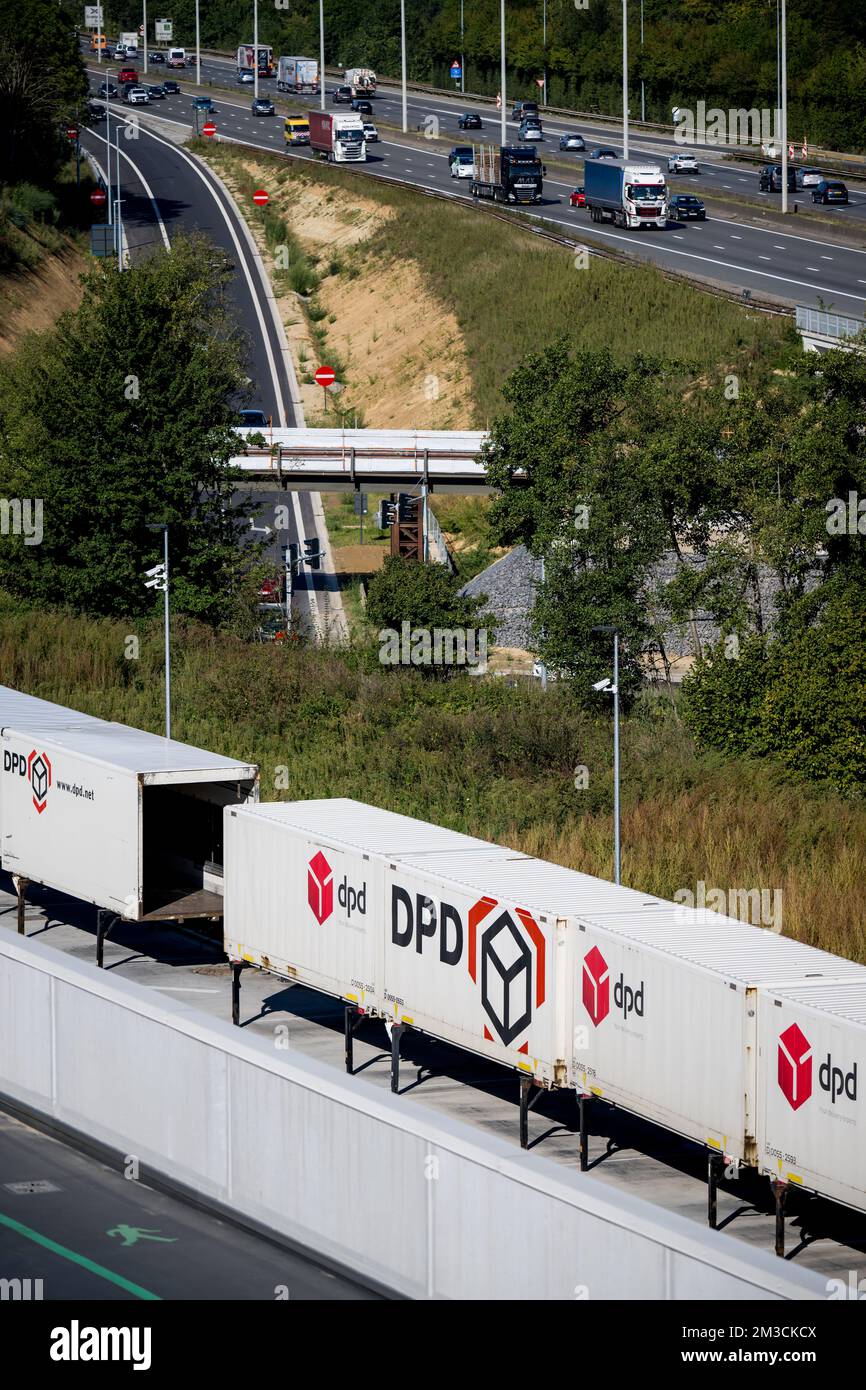 Illustration picture taken during the opening of the new hub of the ...