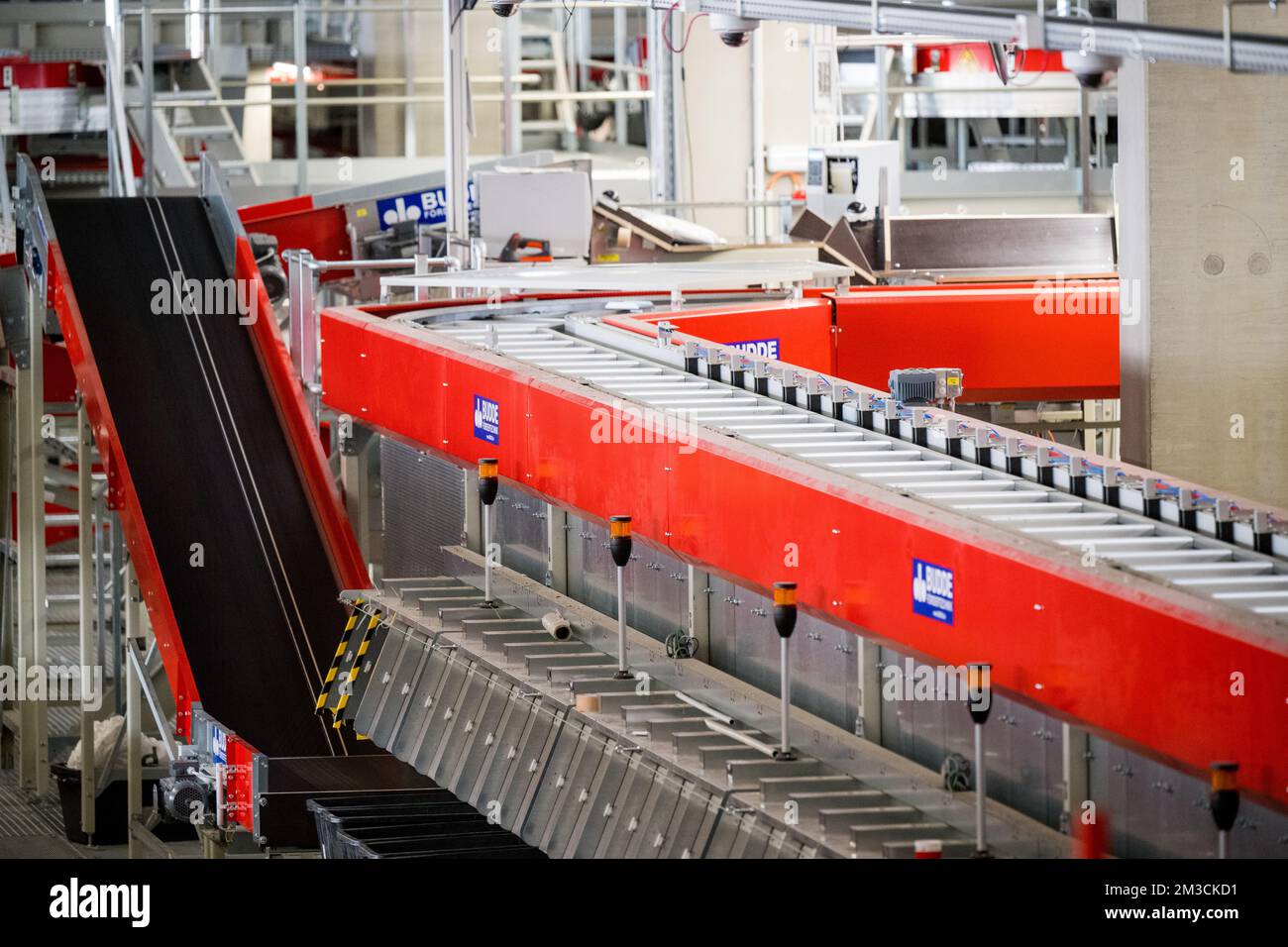 Illustration picture taken during the opening of the new hub of the ...