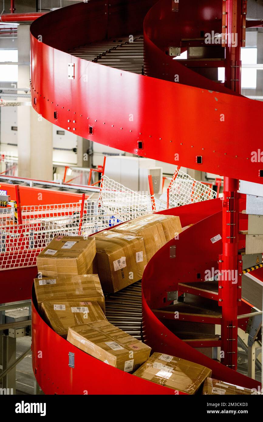 Illustration picture taken during the opening of the new hub of the ...