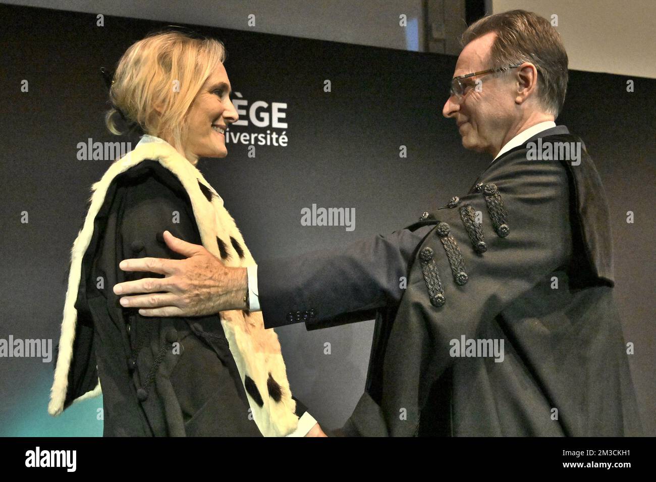 New ULiege rector Anne-Sophie Nyssen and Outgoing ULiege rector Pierre ...