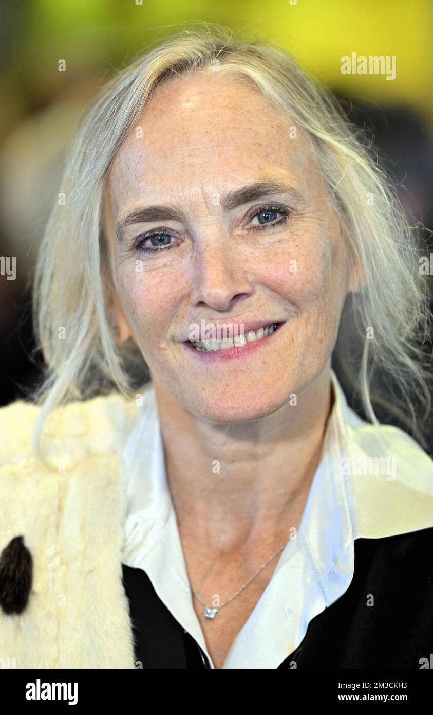 ULiege rector Anne-Sophie Nyssen pictured during a ceremony for the new ...