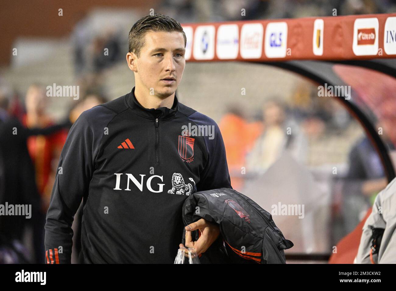 Belgium's Hans Vanaken pictured at the start of a soccer game between ...
