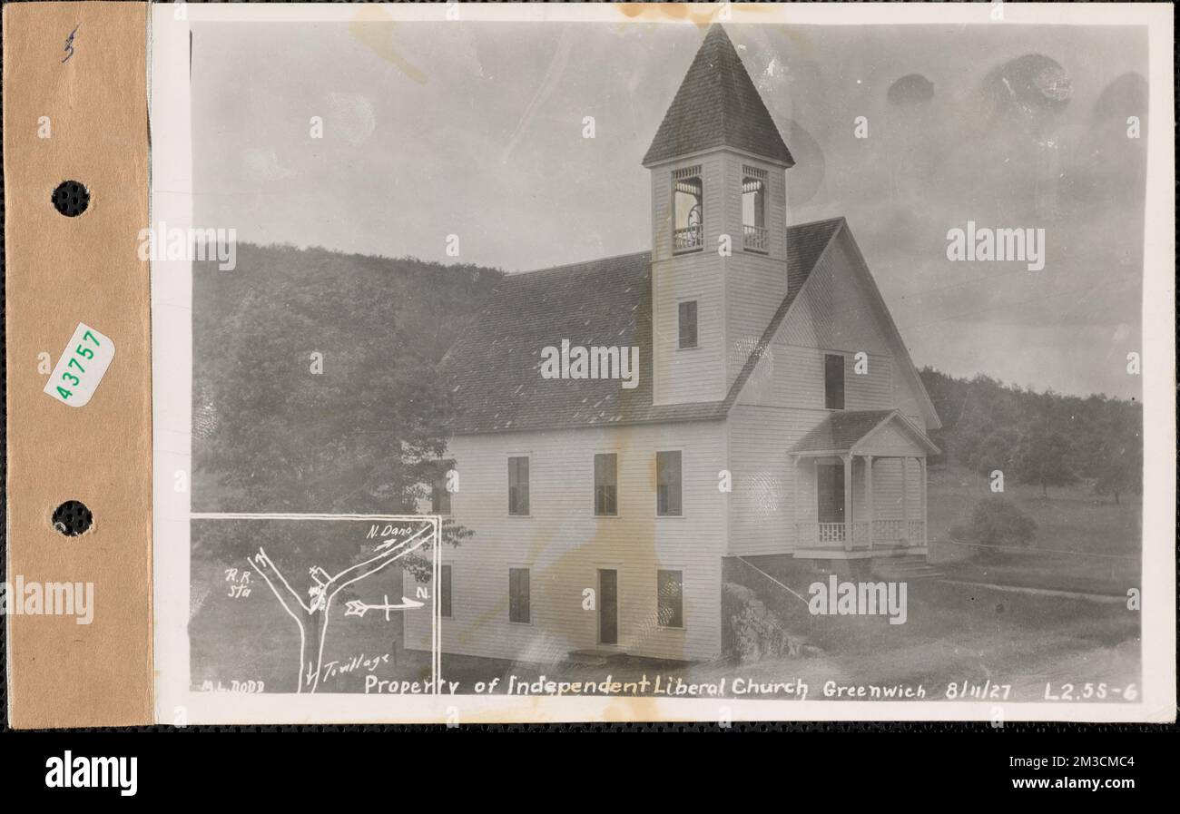 Independent Liberal Church, church building, Greenwich, Mass., Aug. 11 ...