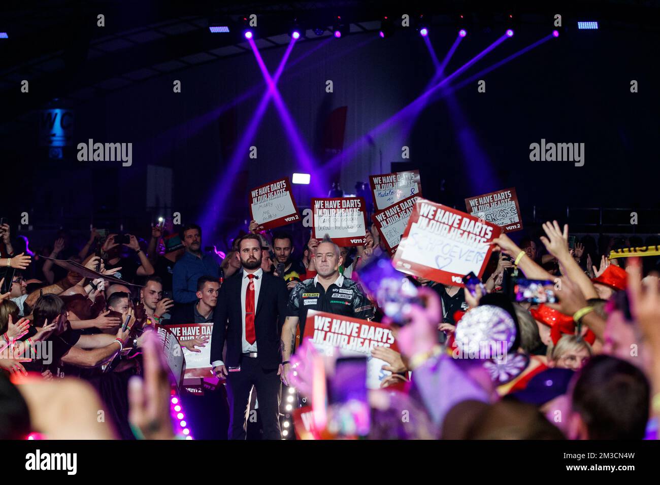 Scottish Peter Wright pictured during the second day of the Belgian ...