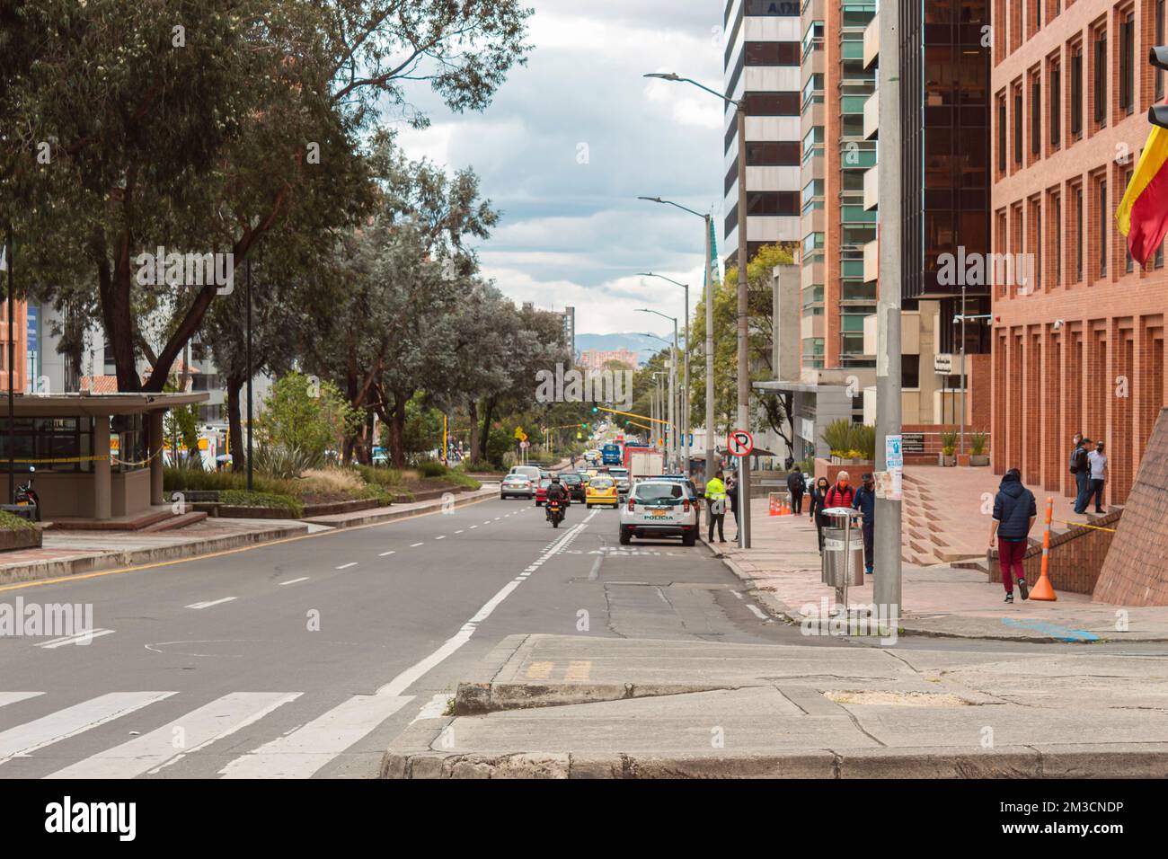 BOGOTA, COLOMBIA 72 Avenue knowed as "avenida chile" located at north ...