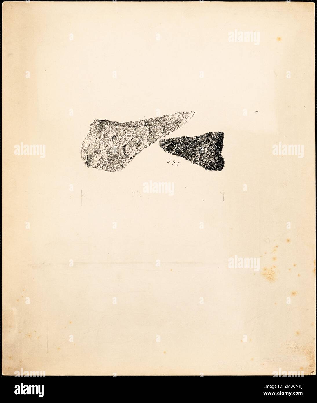 Indian arrow-heads , Arrowheads. The Edward Bolster Local History Room ...