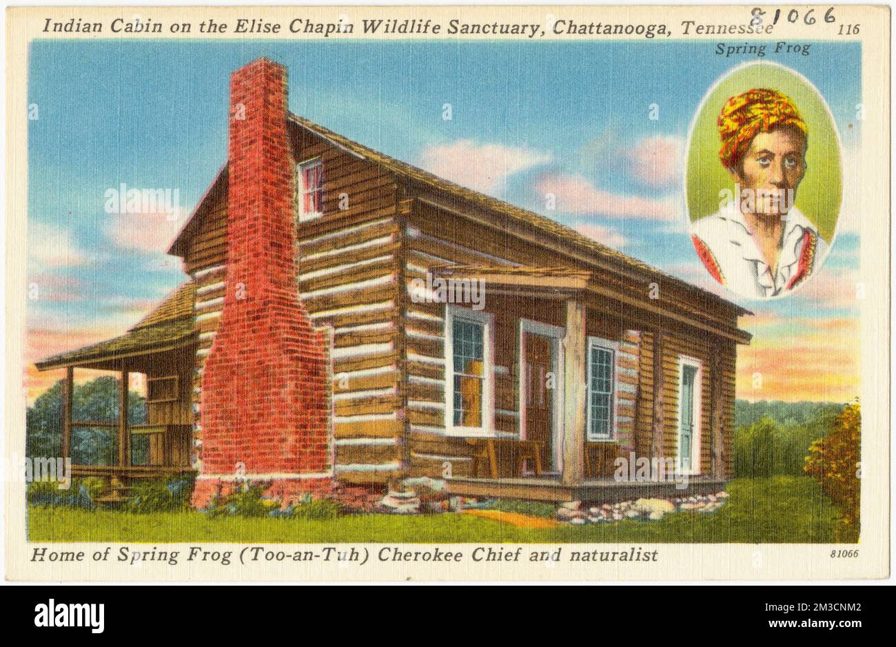 Indian Cabin on the Elise Chapin Wildlife Sactuary, Chattanooga ...