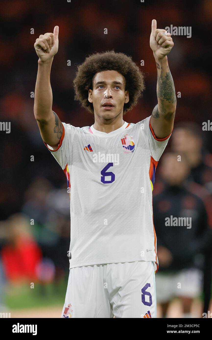 Belgium's Axel Witsel pictured after a soccer game between the ...
