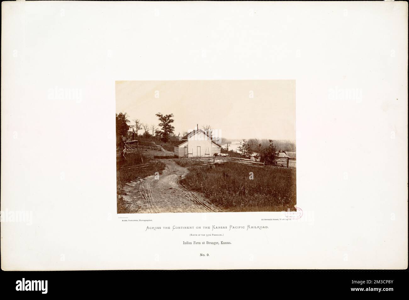 Indian farm at Stranger, Kansas. , Farms. Photographs of the American ...