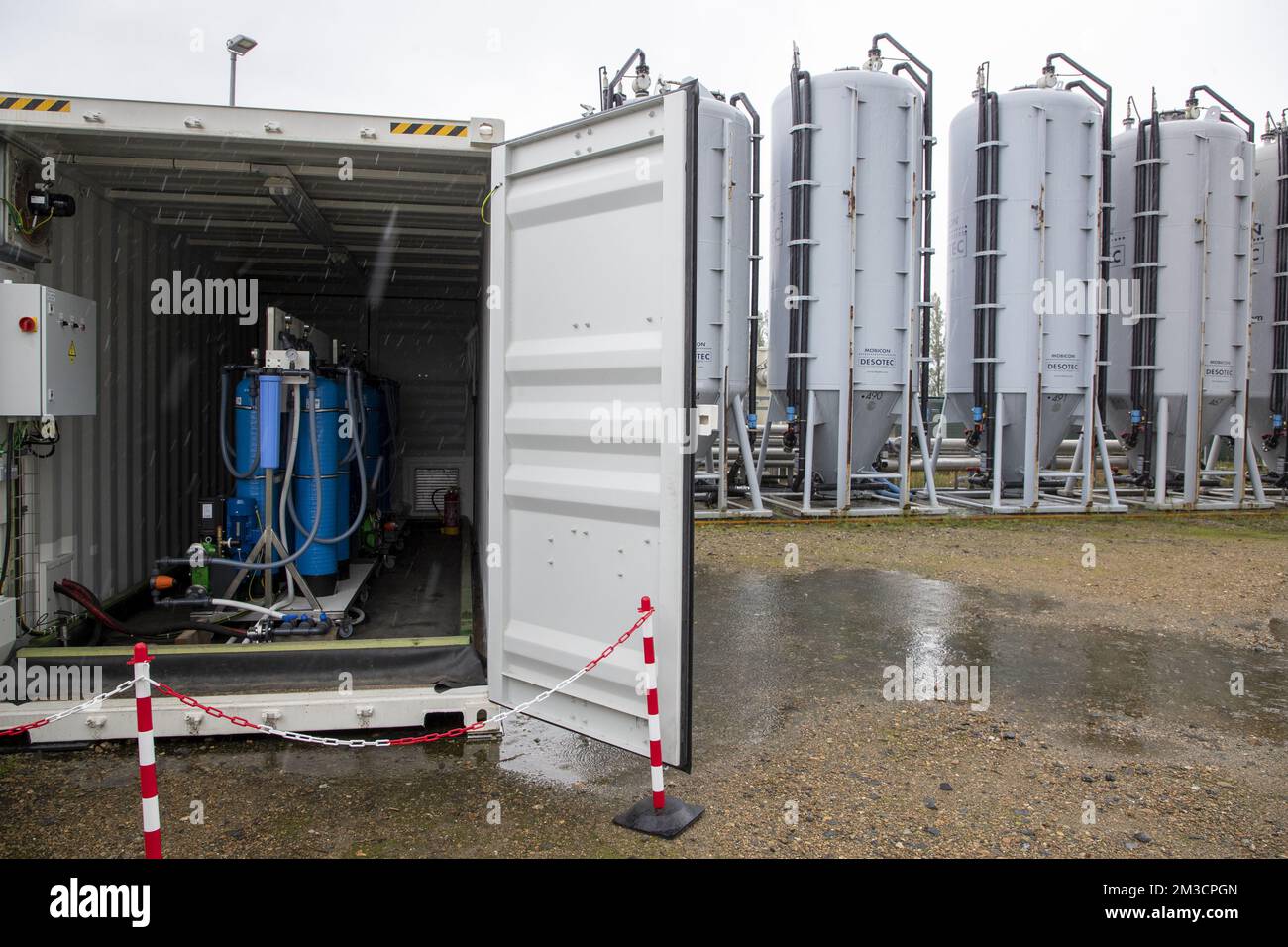 Illustration picture shows the pilot installation for effective PFAS ...