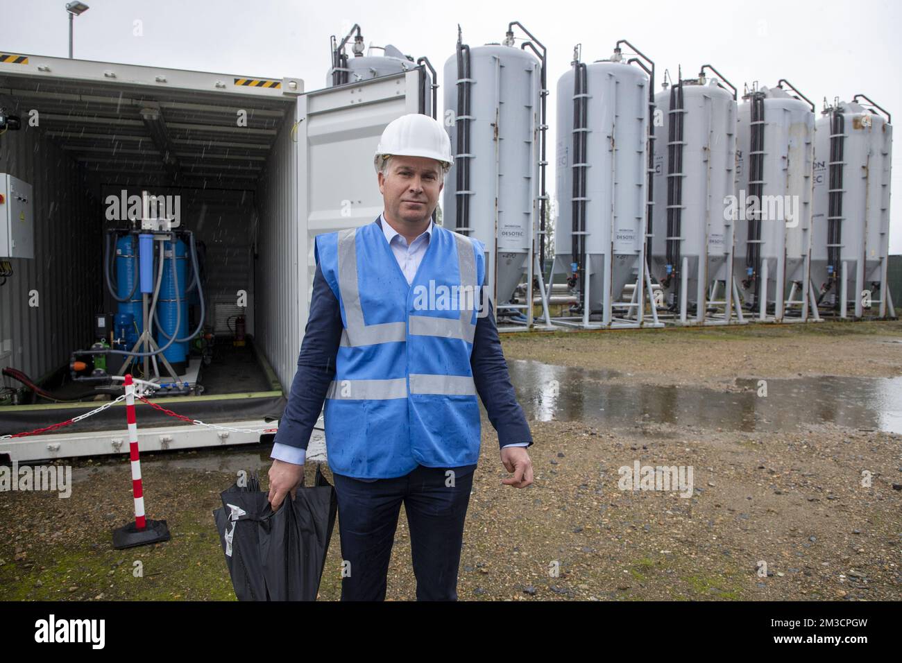 Inopsys CEO Steven de Laet poses for the photographer during the pilot ...