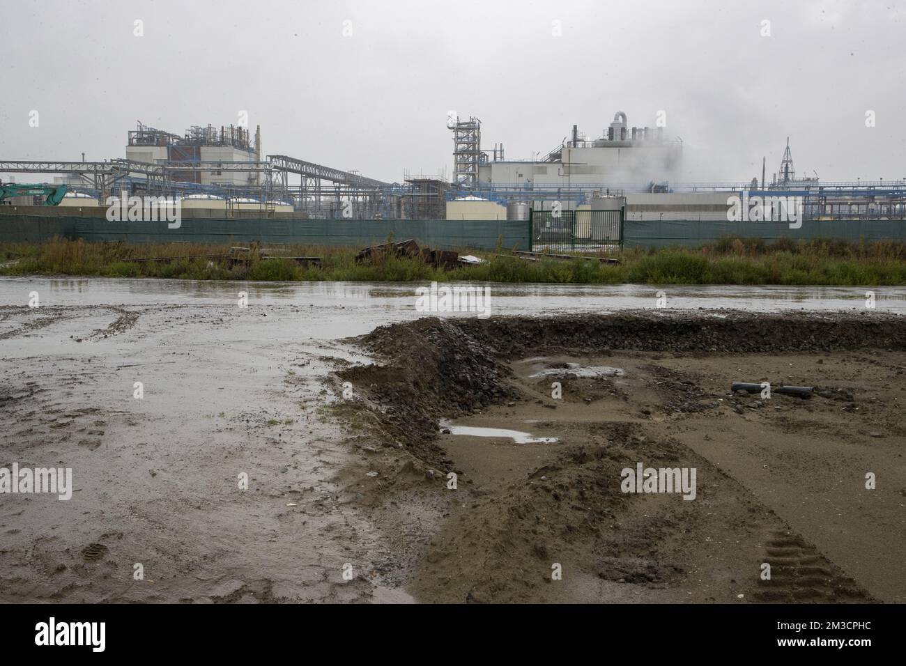 The 3M plant pictured during the pilot installation for effective PFAS ...