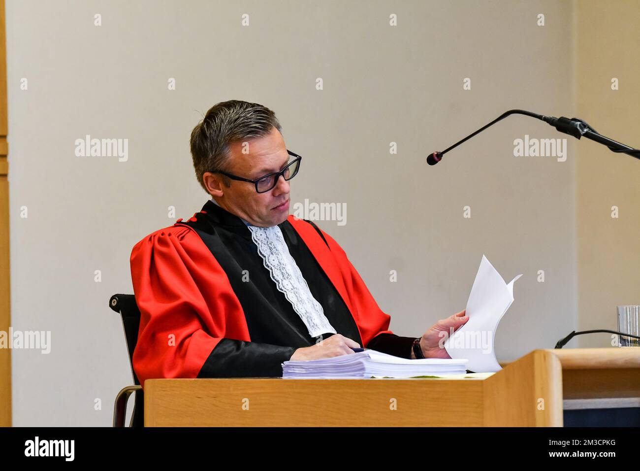 public prosecutor Ken Witpas pictured during the jury constitution ...