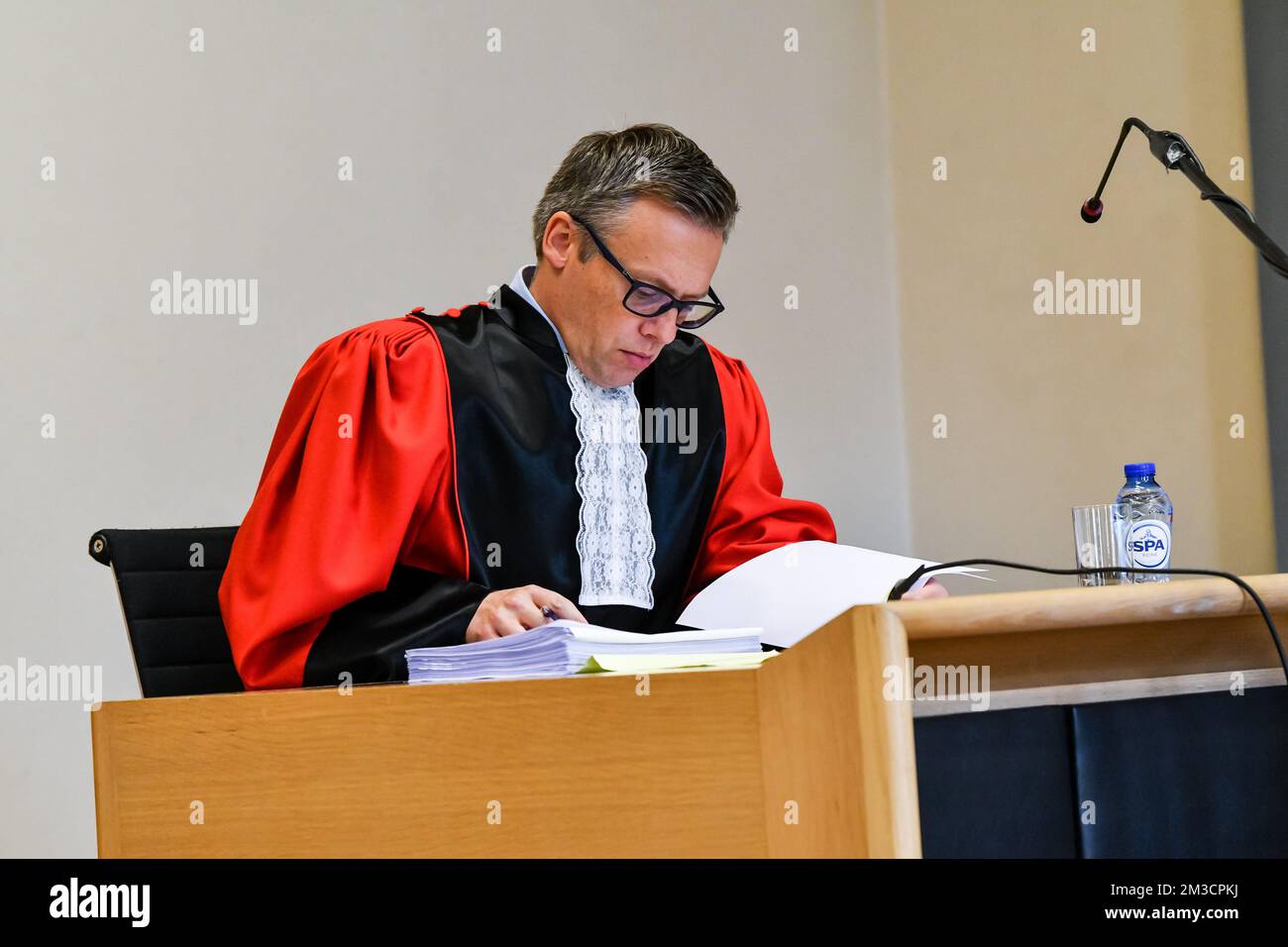 Public prosecutor Ken Witpas pictured during the jury constitution ...