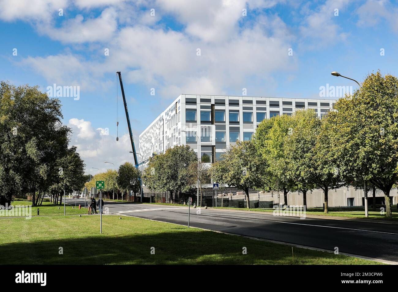 Illustration picture shows a visit to the 'Campus UCB' gene therapy ...