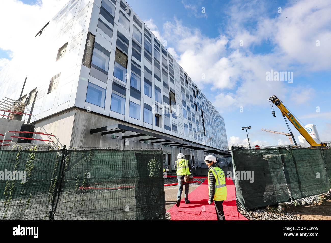 Illustration picture shows a visit to the 'Campus UCB' gene therapy ...