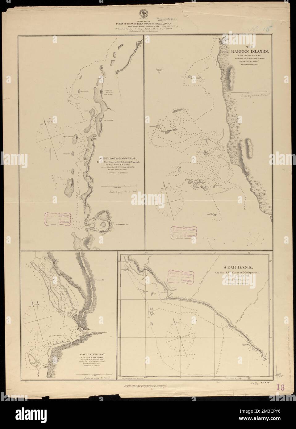 Indian Ocean : ports on the western coast of Madagascar : from British ...