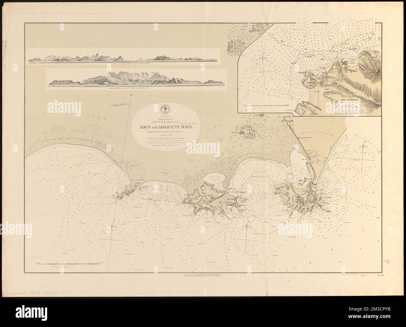 Indian Ocean, Gulf of Aden--North coast, Aden and adjacent bays ...