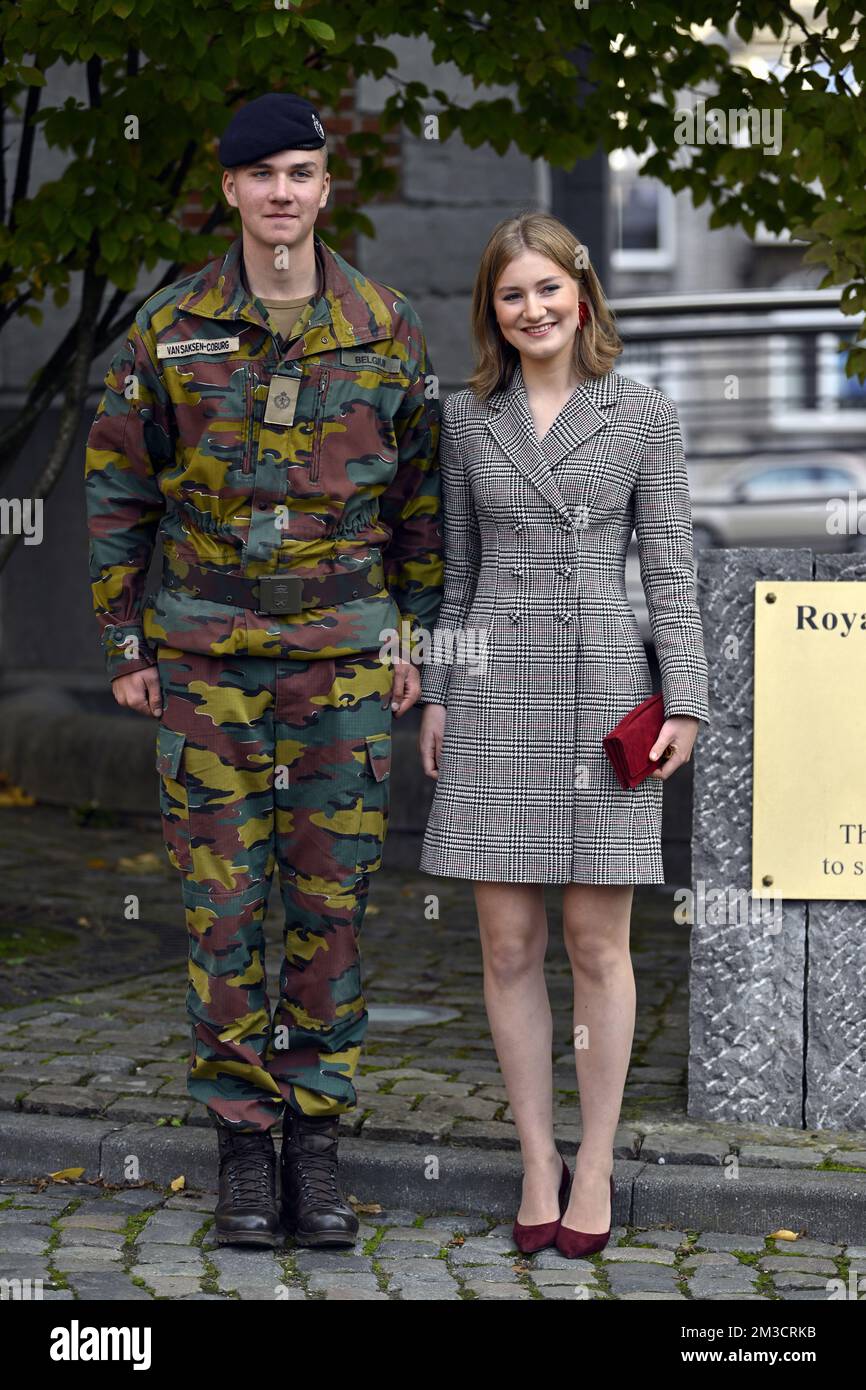 Prince Gabriel and Crown Princess Elisabeth pictured during the Blue ...