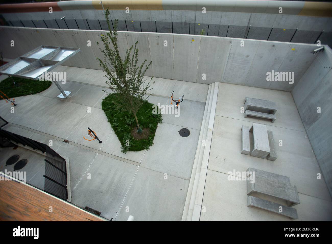 Illustration picture shows the inauguration of a new large 'prison ...