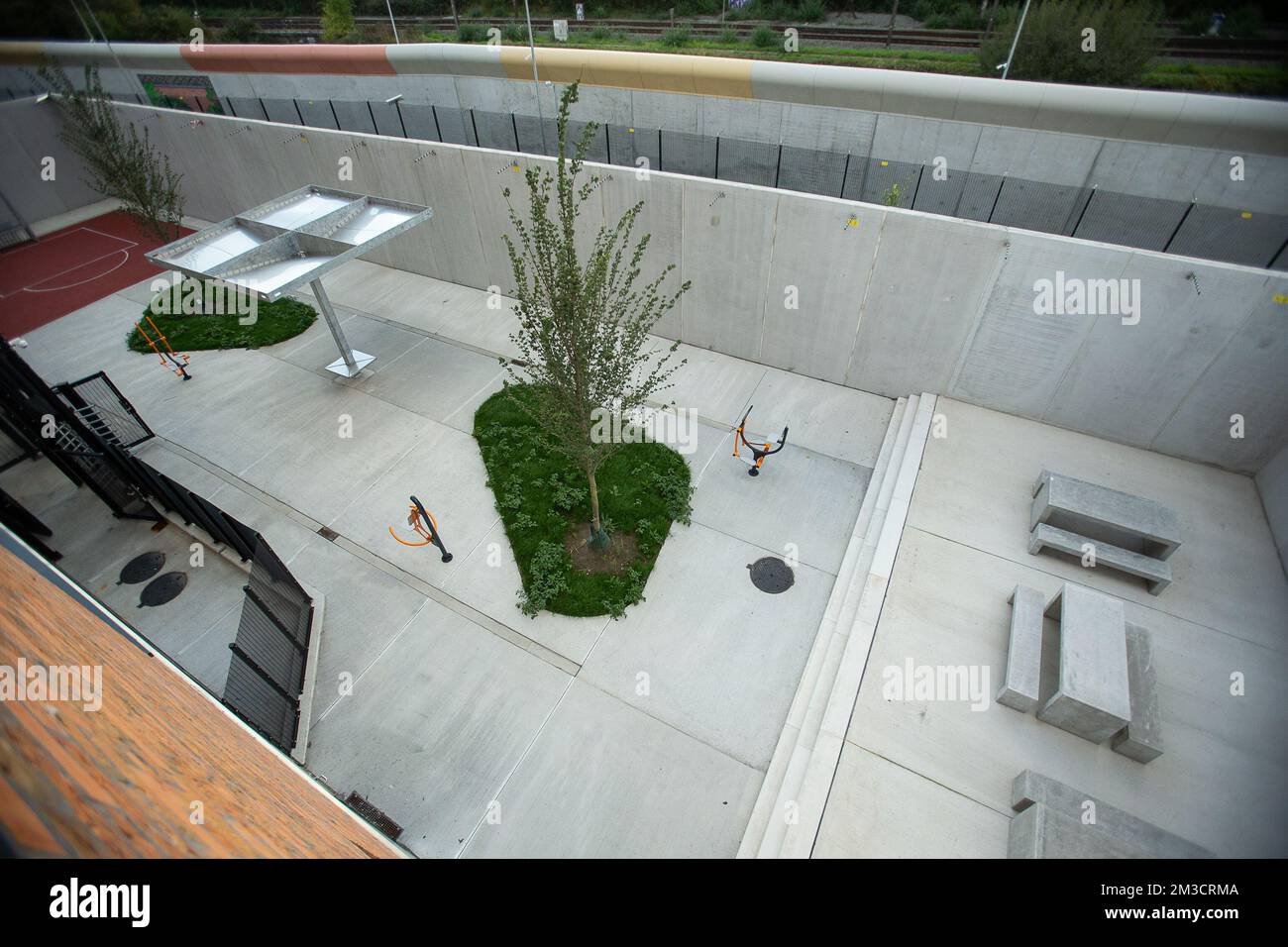 Illustration picture shows the inauguration of a new large 'prison ...