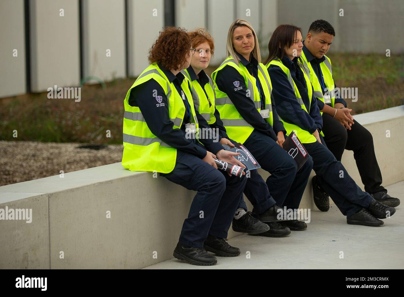 Illustration picture shows the inauguration of a new large 'prison ...