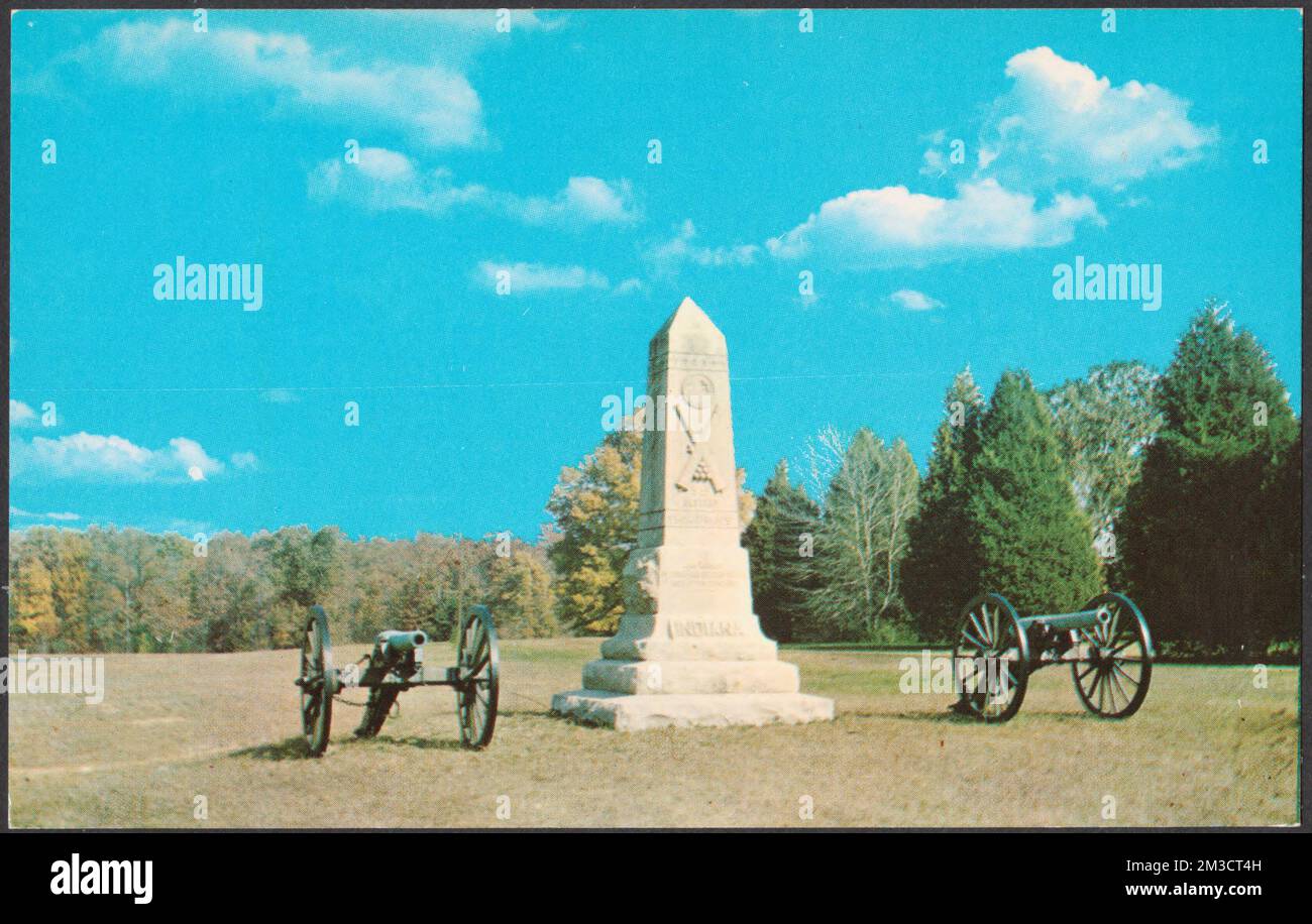 Indiana Monument, Shiloh National Military Park, Shiloh, Tennessee ...