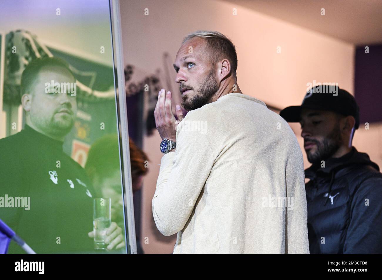 Former Beerschot player Raphael Holzhauser pictured before a soccer ...