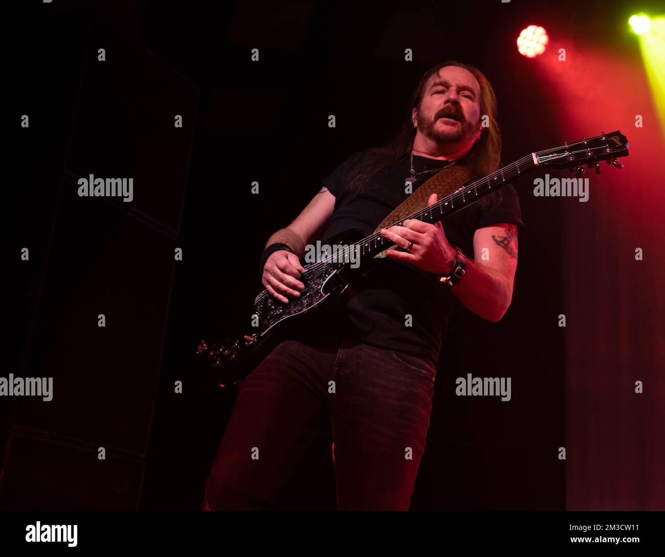 Dave Aitken of Gun performing at the Barrowland Glasgow on the 10th ...