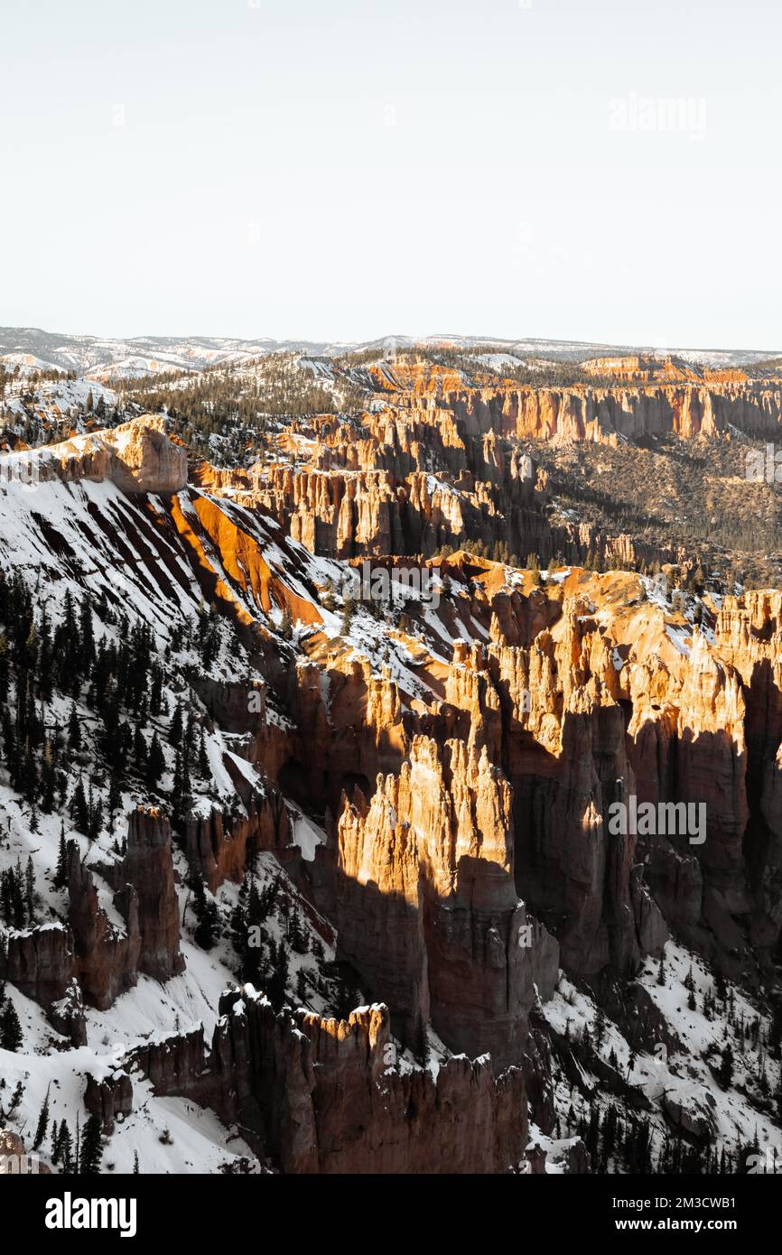 Desaturated monochrome fine art photo style of bryce canyon national ...